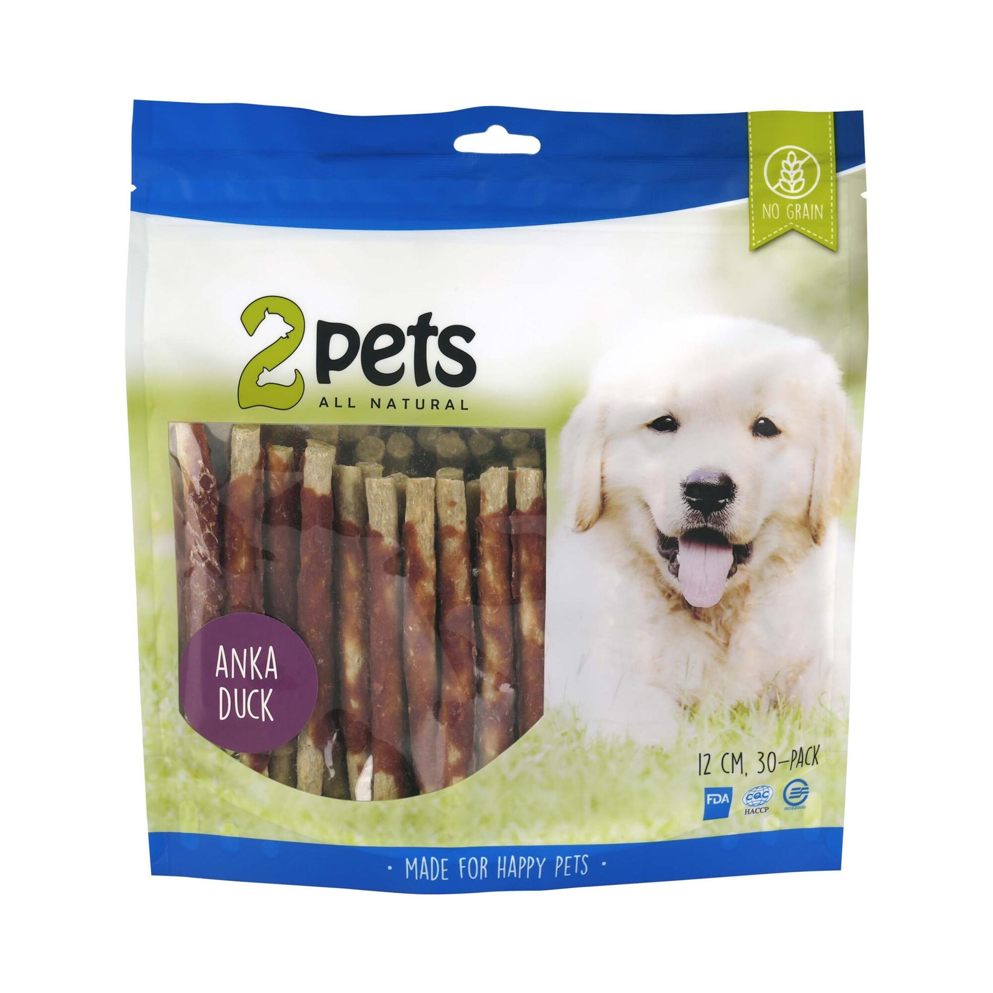 Köp 2pets Tuggpinnar Mald 30-pack Anka till din hund | Tinybuddy