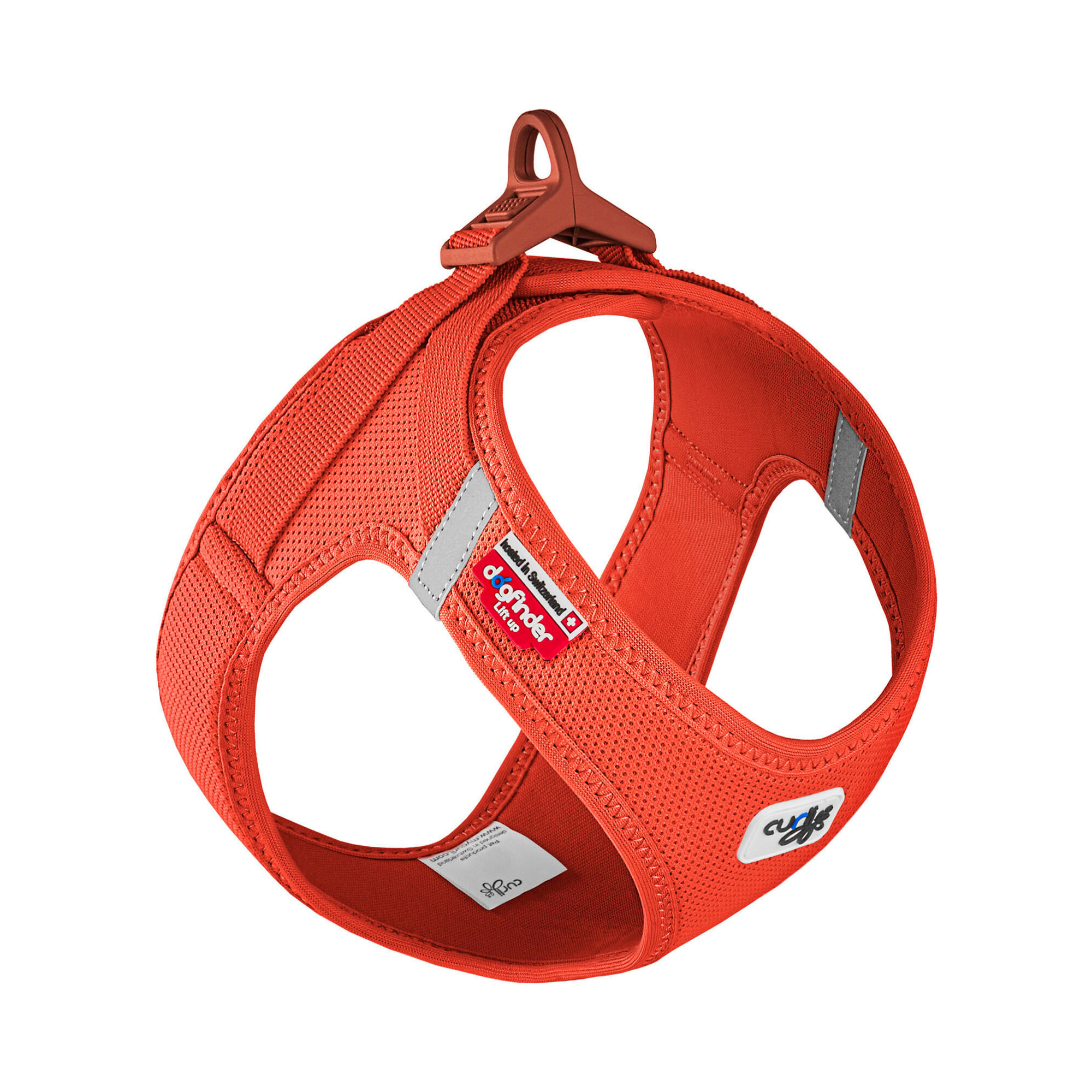 Köp Curli Clasp Step-In Sele Sun Orange till din hund | Tinybuddy