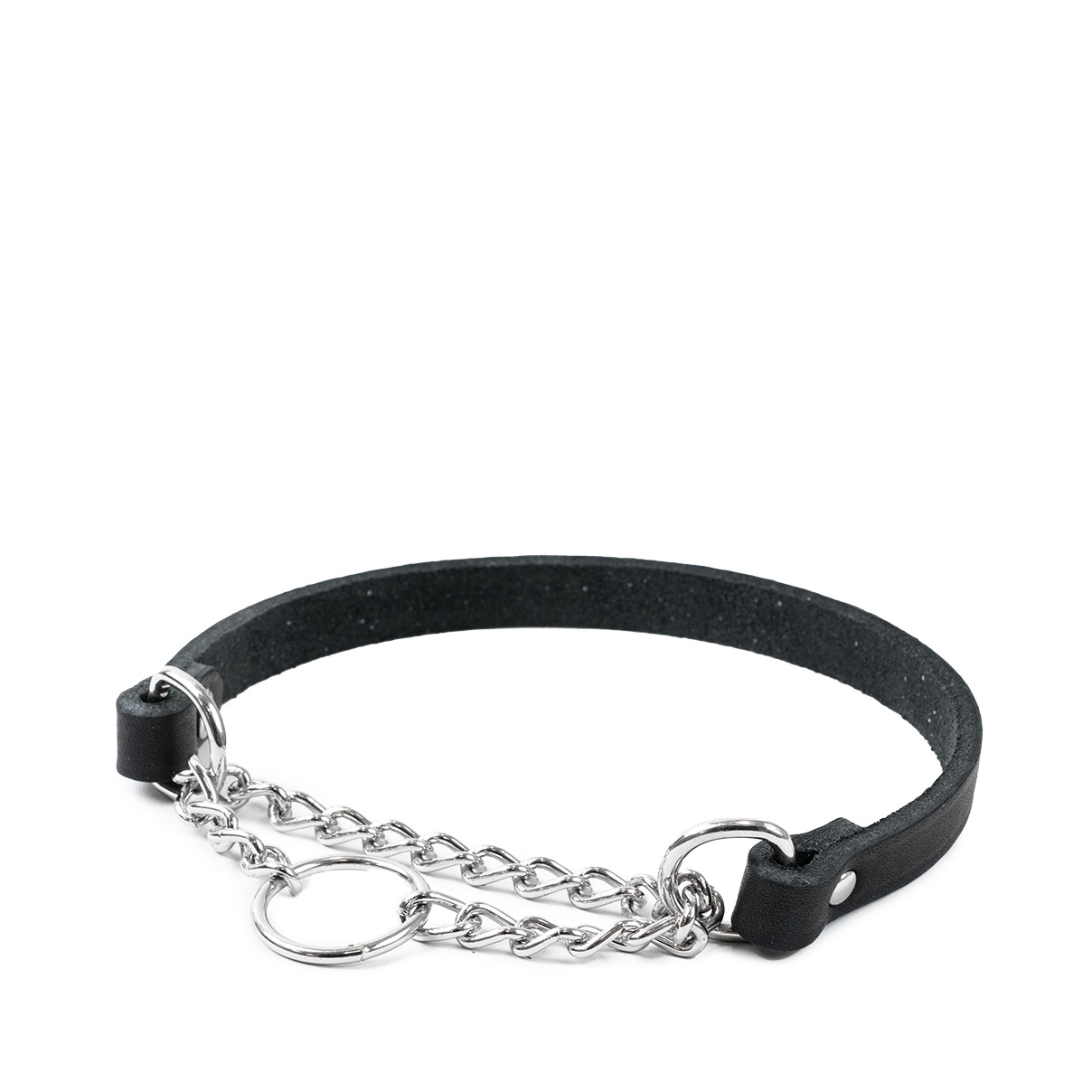 Köp Hera Halvstryp Läderhalsband till din hund | Tinybuddy