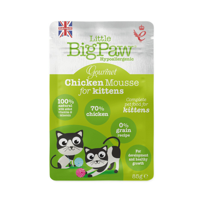 Köp Little BigPaw Gourmet Chicken Mousse for Kittens | Tinybuddy