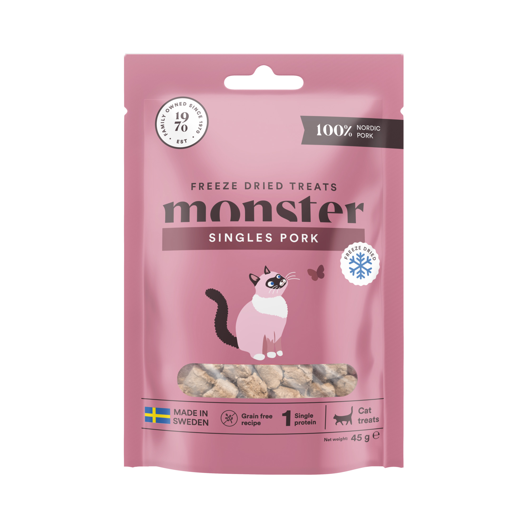 Köp Monster Cat Treats Pork till din hund eller katt | Tinybuddy
