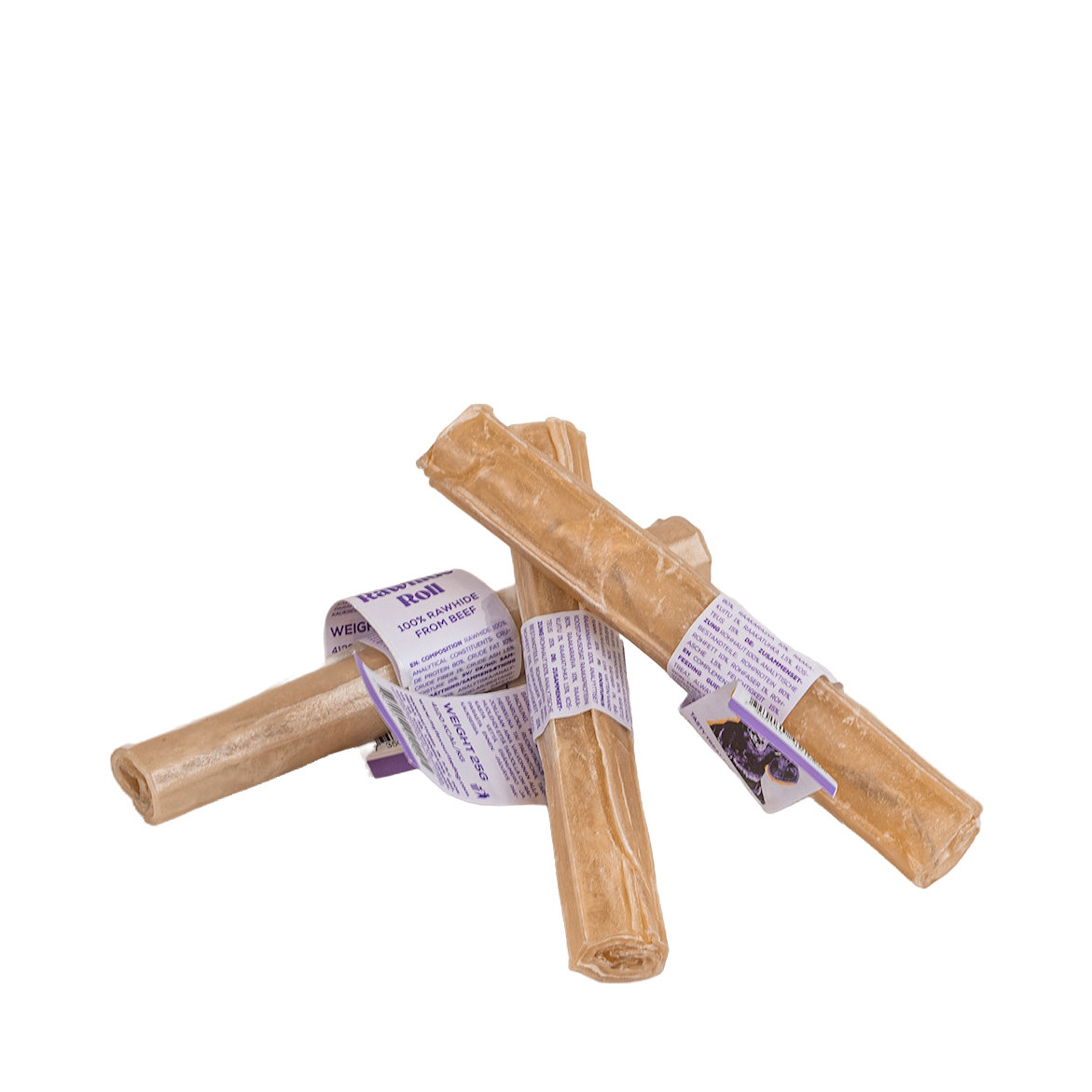 Köp Pressed Rawhide Chew Roll Natural till din hund | Tinybuddy