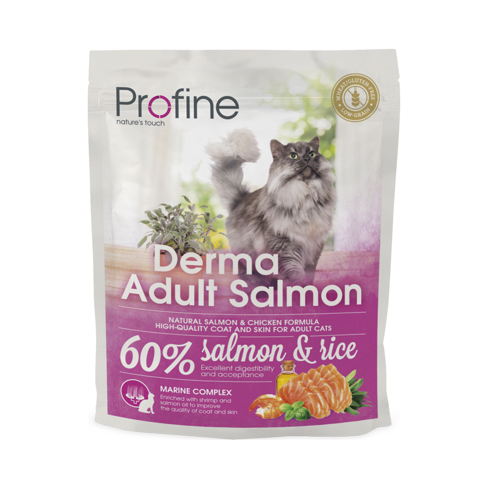 Köp Profine Cat Derma Adult Salmon | Tinybuddy
