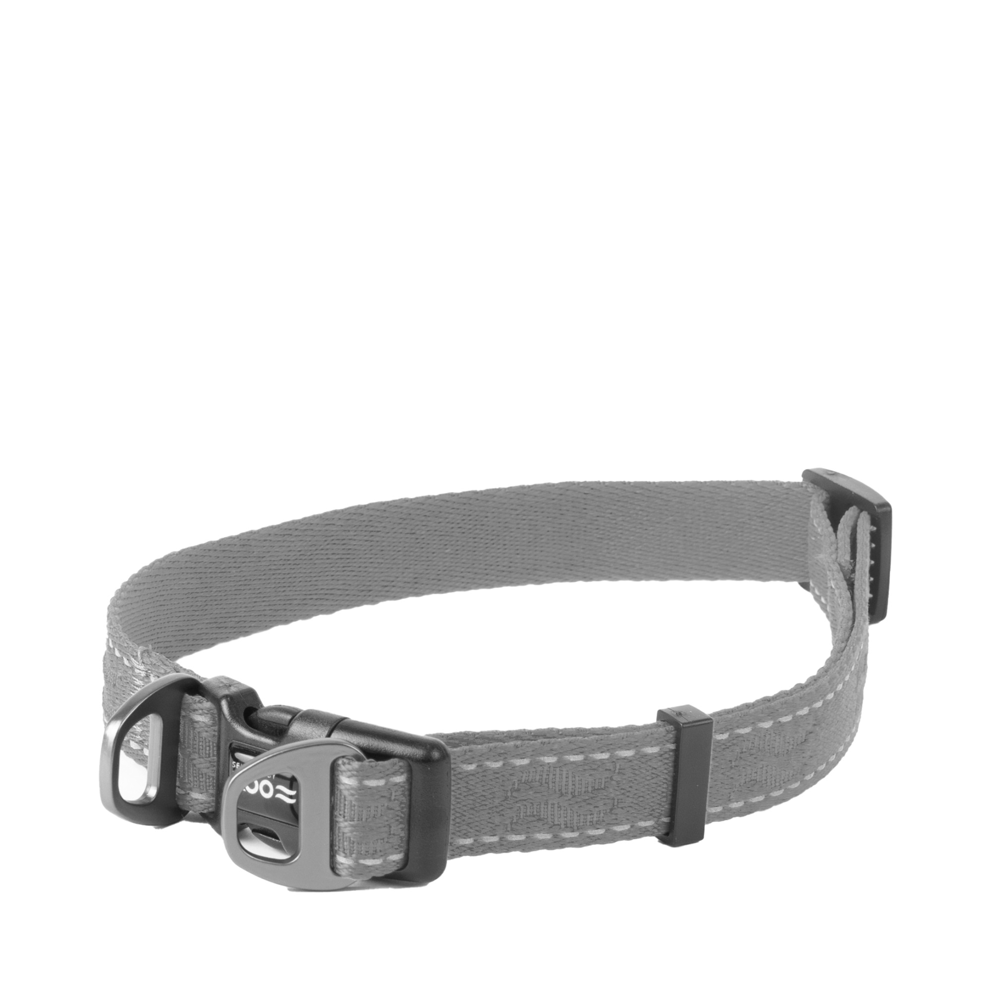 Köp Rufus Ställbart Halsband Grå till din hund | Tinybuddy